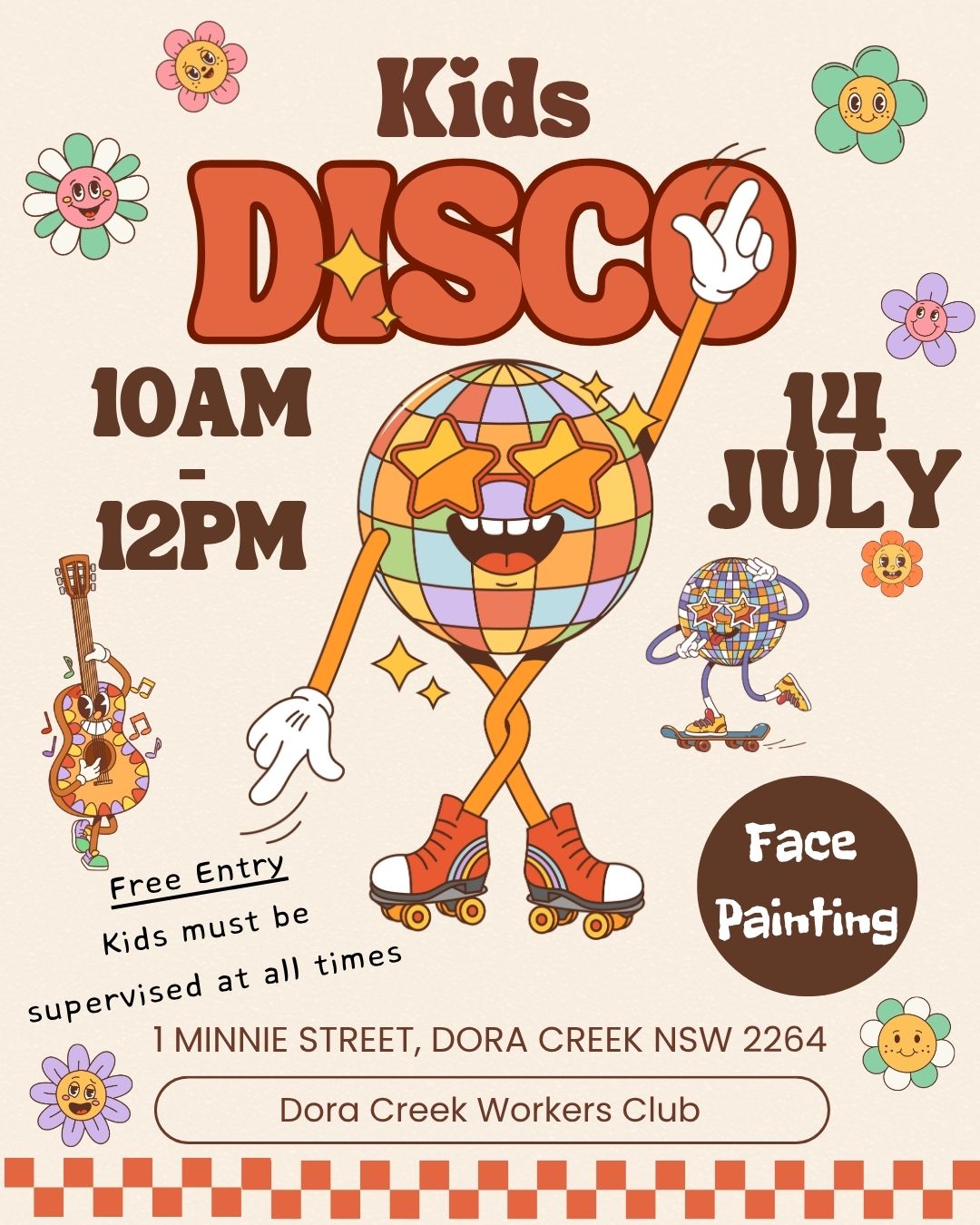 Kids Disco - Dora Creek Workers Club