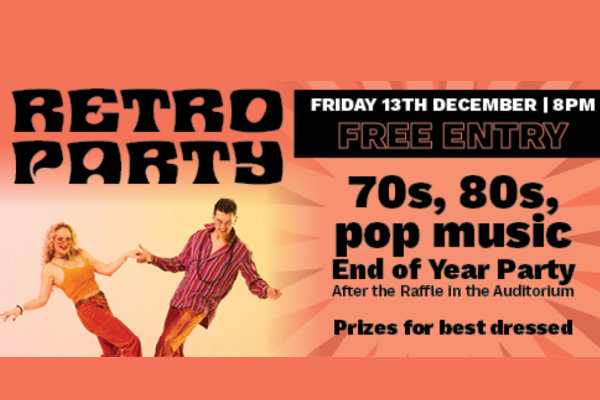 Retro party - Dora Creek Workers Club
